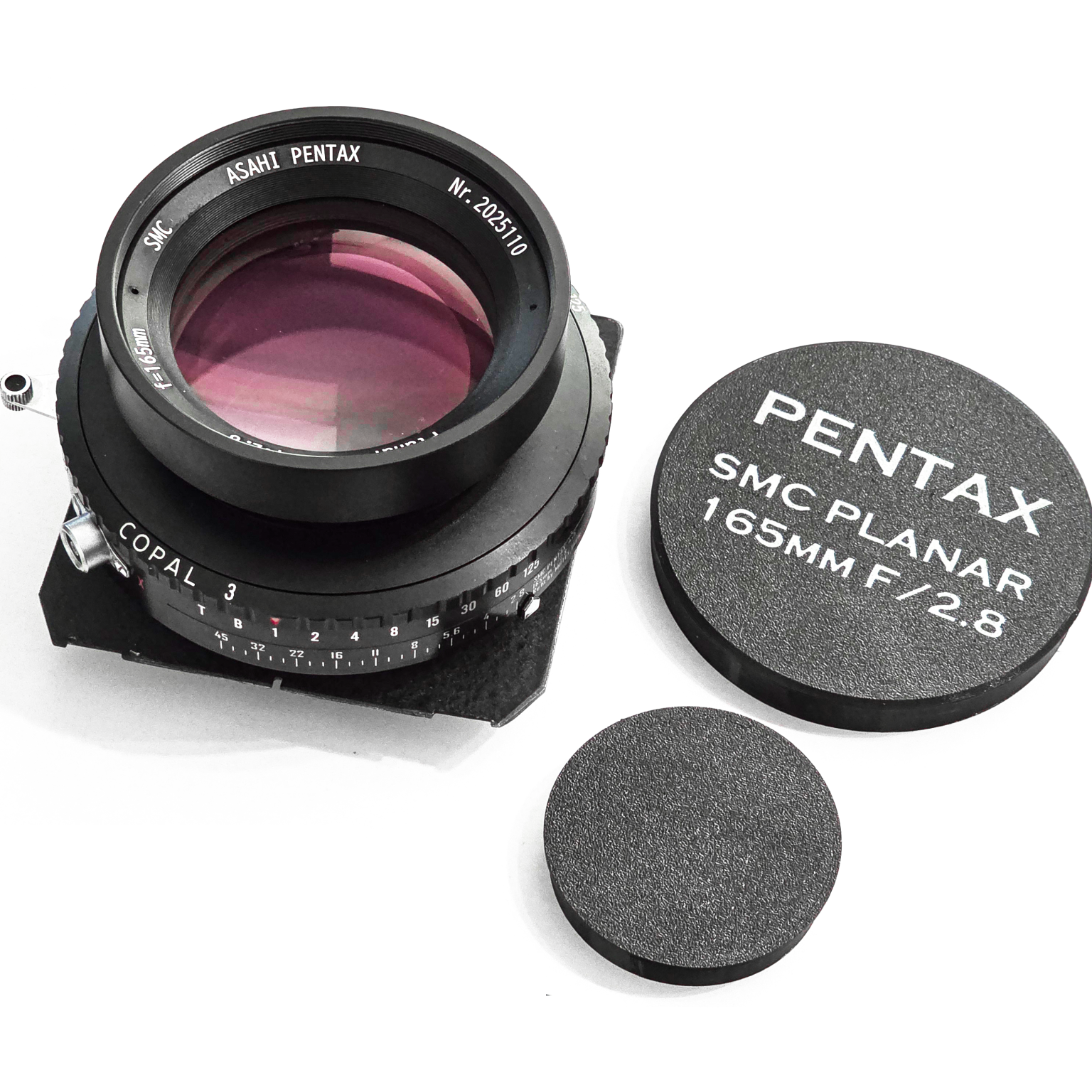 MutexTech Pentax 165mm f2.8 SMC Planar Lens to Copal No.3 Conversion ...